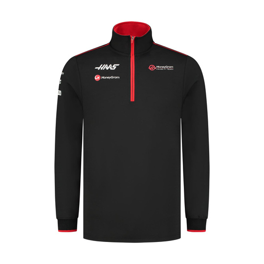 Haas USA F1 Men's Half Zip Team Sweatshirt | Clothing \ Sweatshirts ...