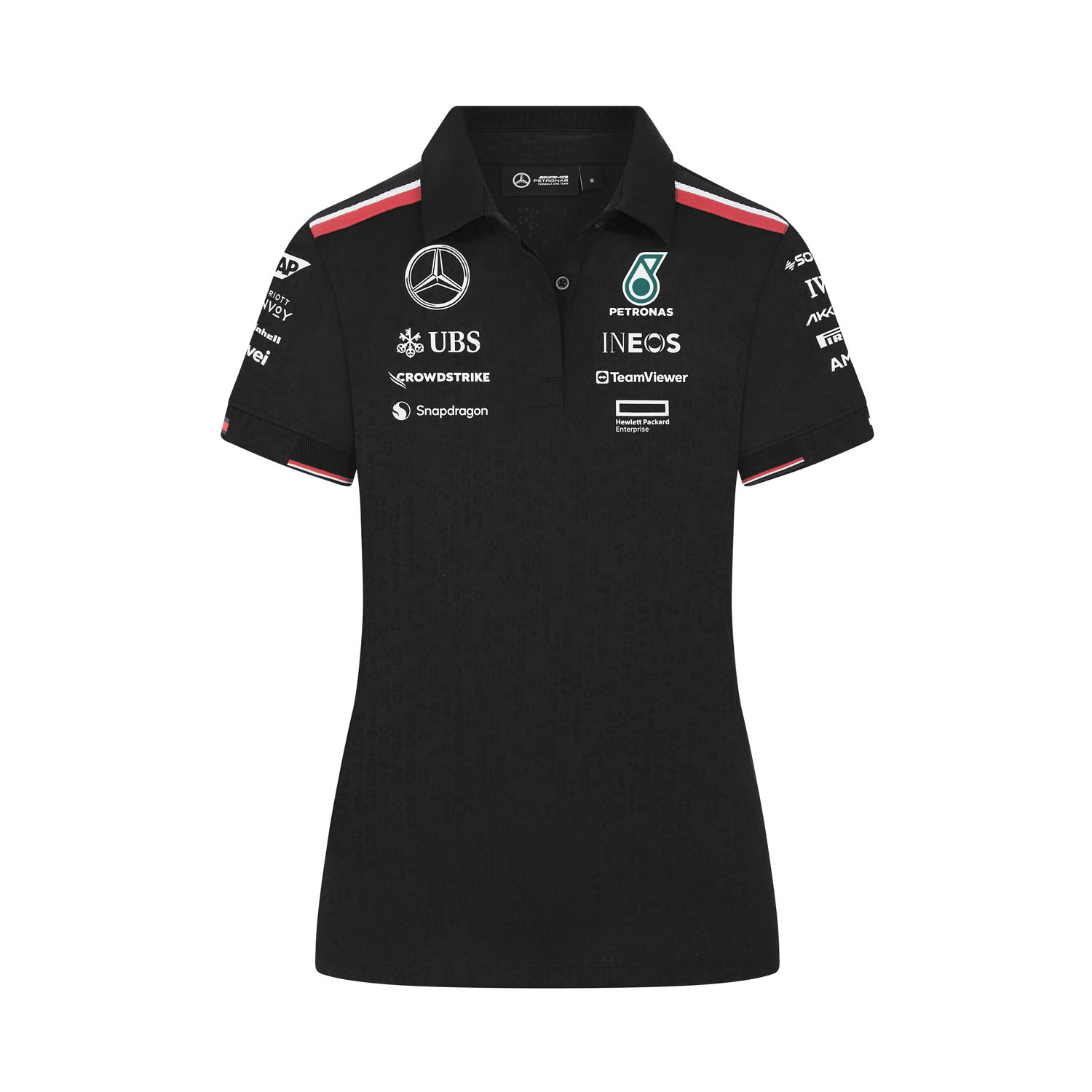 2024 Mercedes AMG Petronas F1 Team Women's Black Polo | FORMULA 1 ...