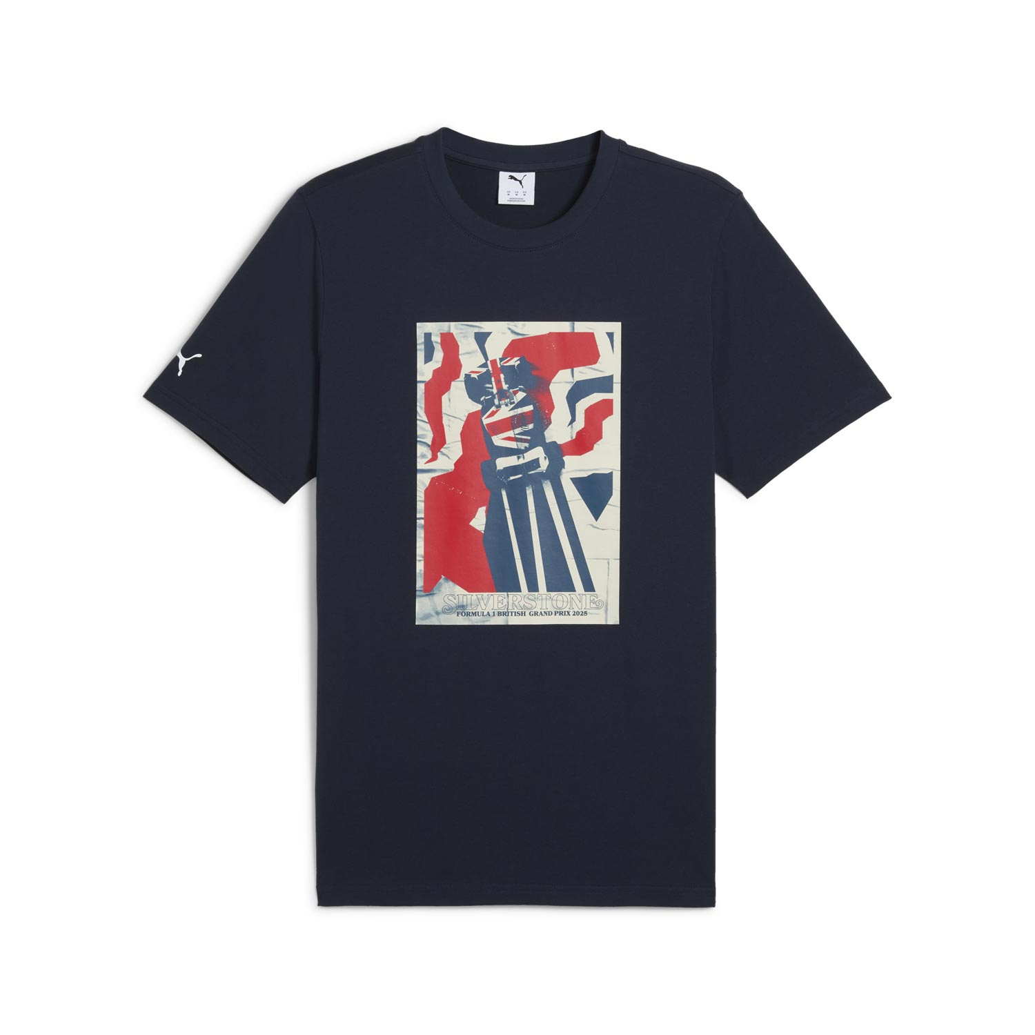 2025 Formula 1 Men's Silverstone GP Black T-shirt ((701232949001 ...