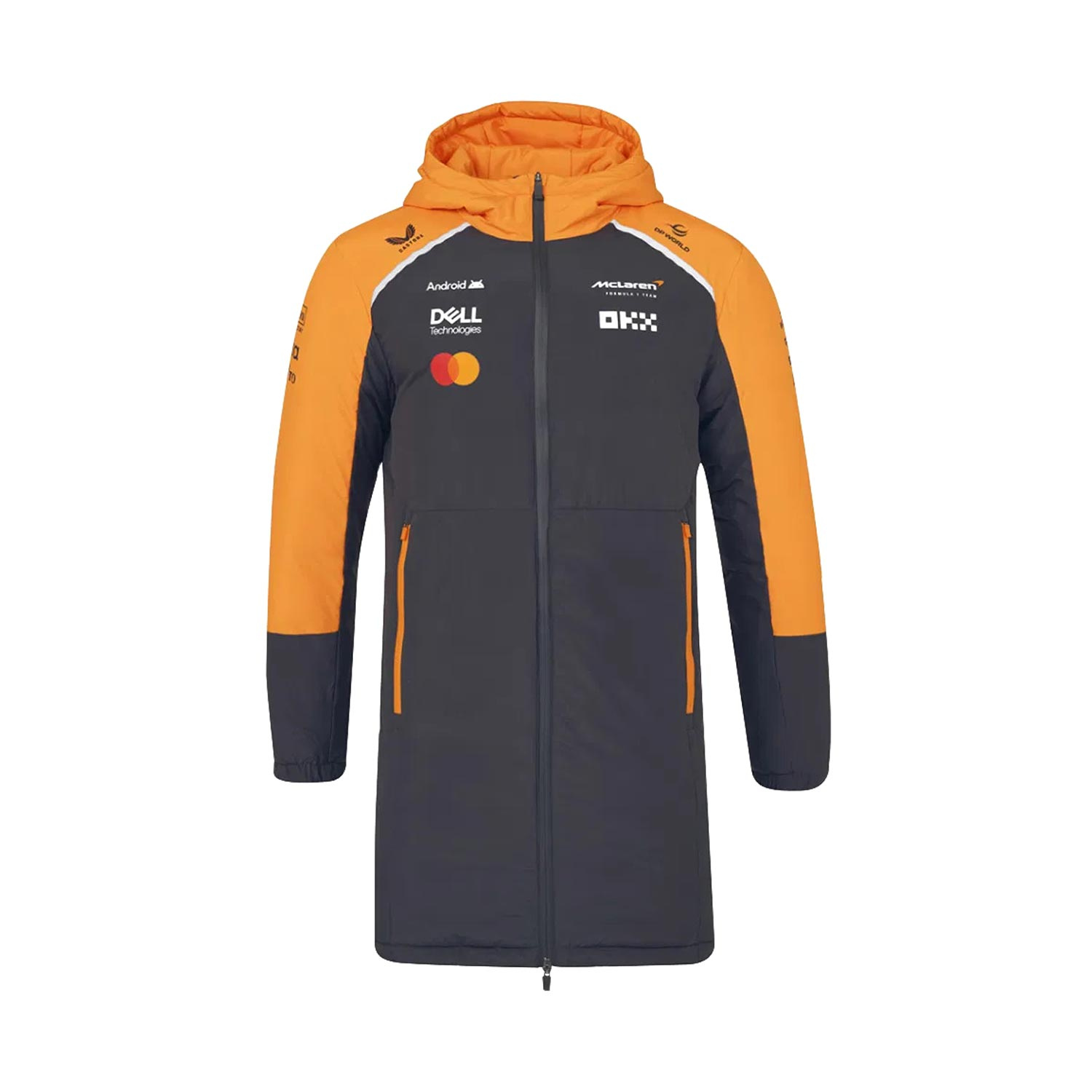 2025 McLaren F1 UK Mens Team Longline Padded Jacket | FORMULA 1 ...