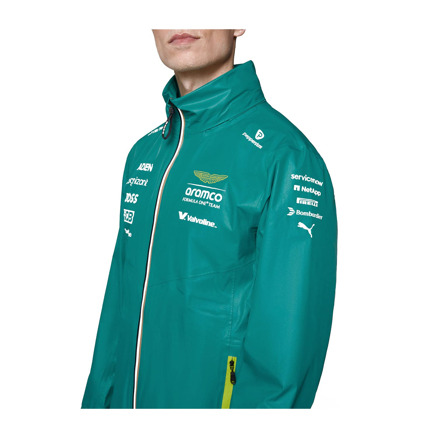 2025 Aston Martin Aramco F1 Mens Team Rain Jacket from Aston Martin ...