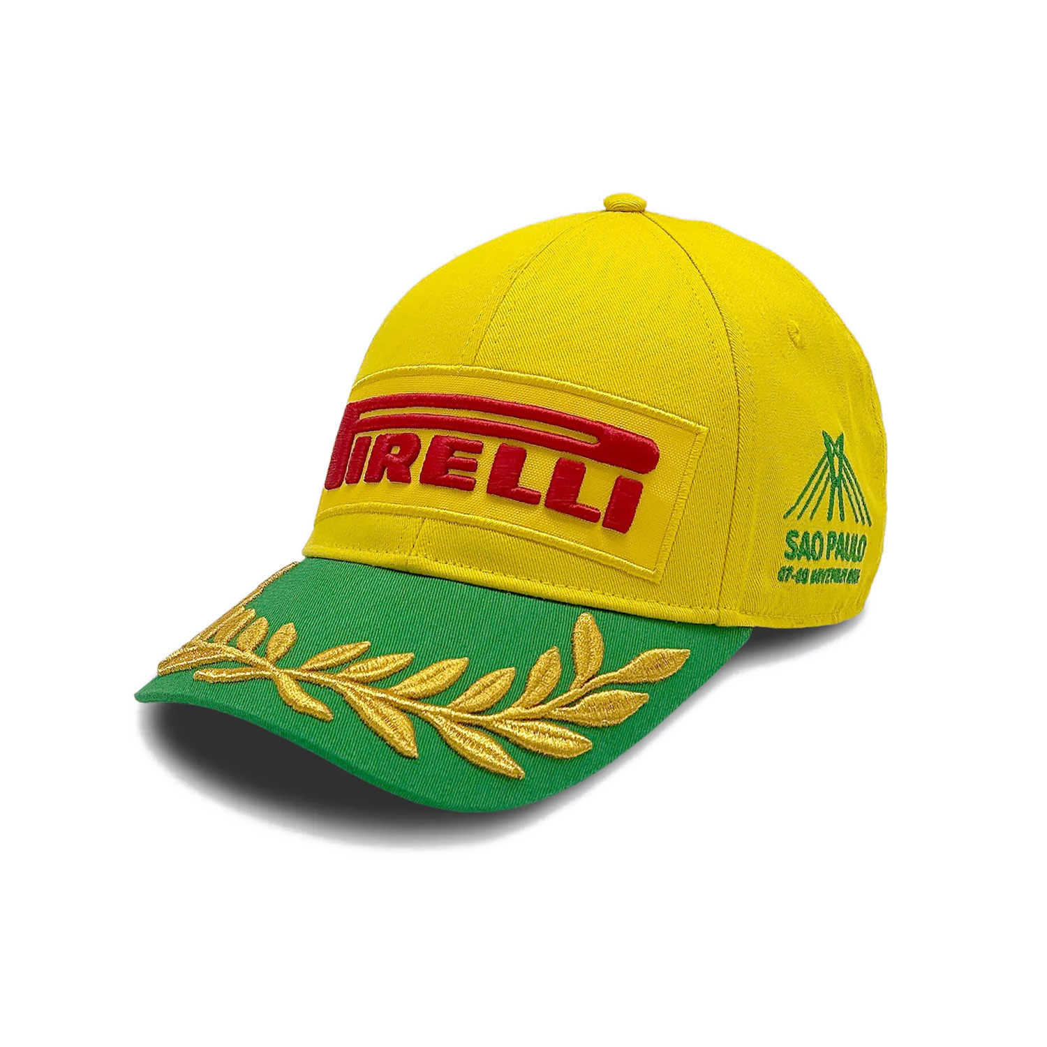 2025 Pirelli F1 Mens Podium Brazil Baseball Cap (( )) - Top Racing Shop