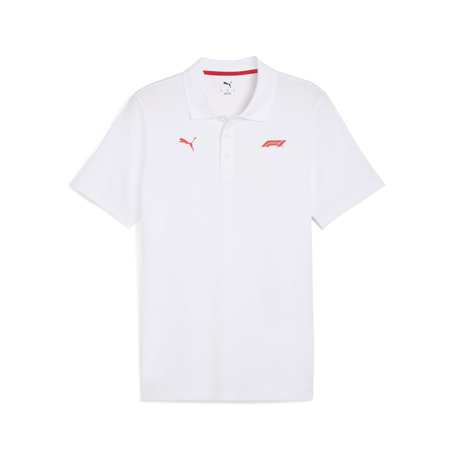 2025 Formula 1 Men's White Polo with Small Logo | FORMULA 1 \ F1 ...