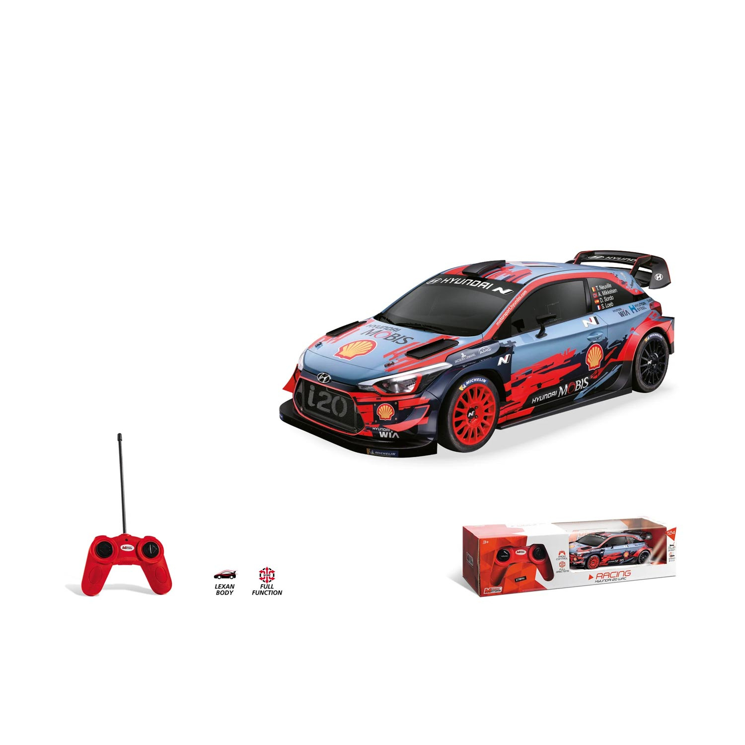 Hyundai i20 Coupe 1:24 R/C Rally Car Model from Hyundai Motorsport ...