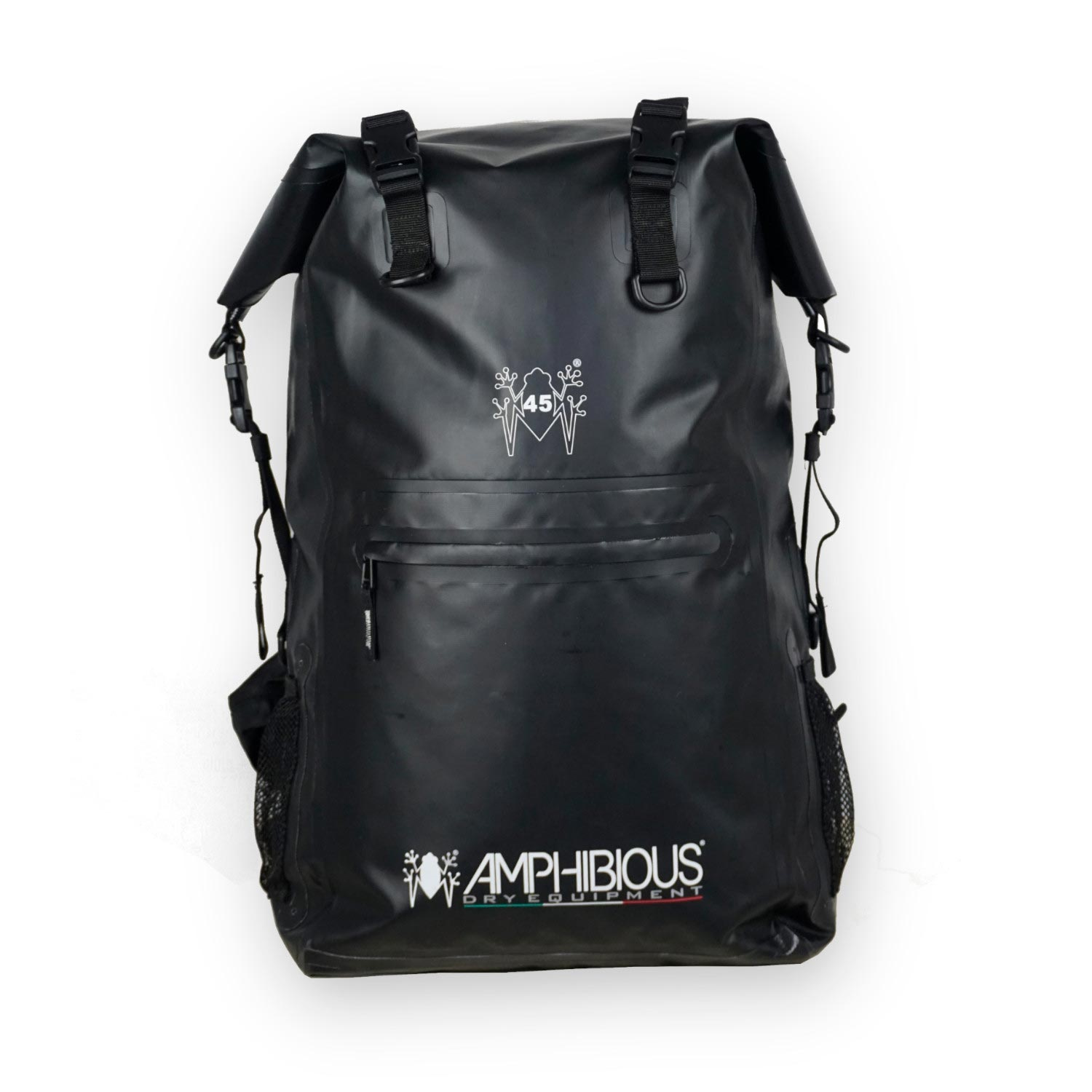 Amphibious Italy OVERLAND 45 Waterproof Backpack black ((ZSF-1045-01 ...