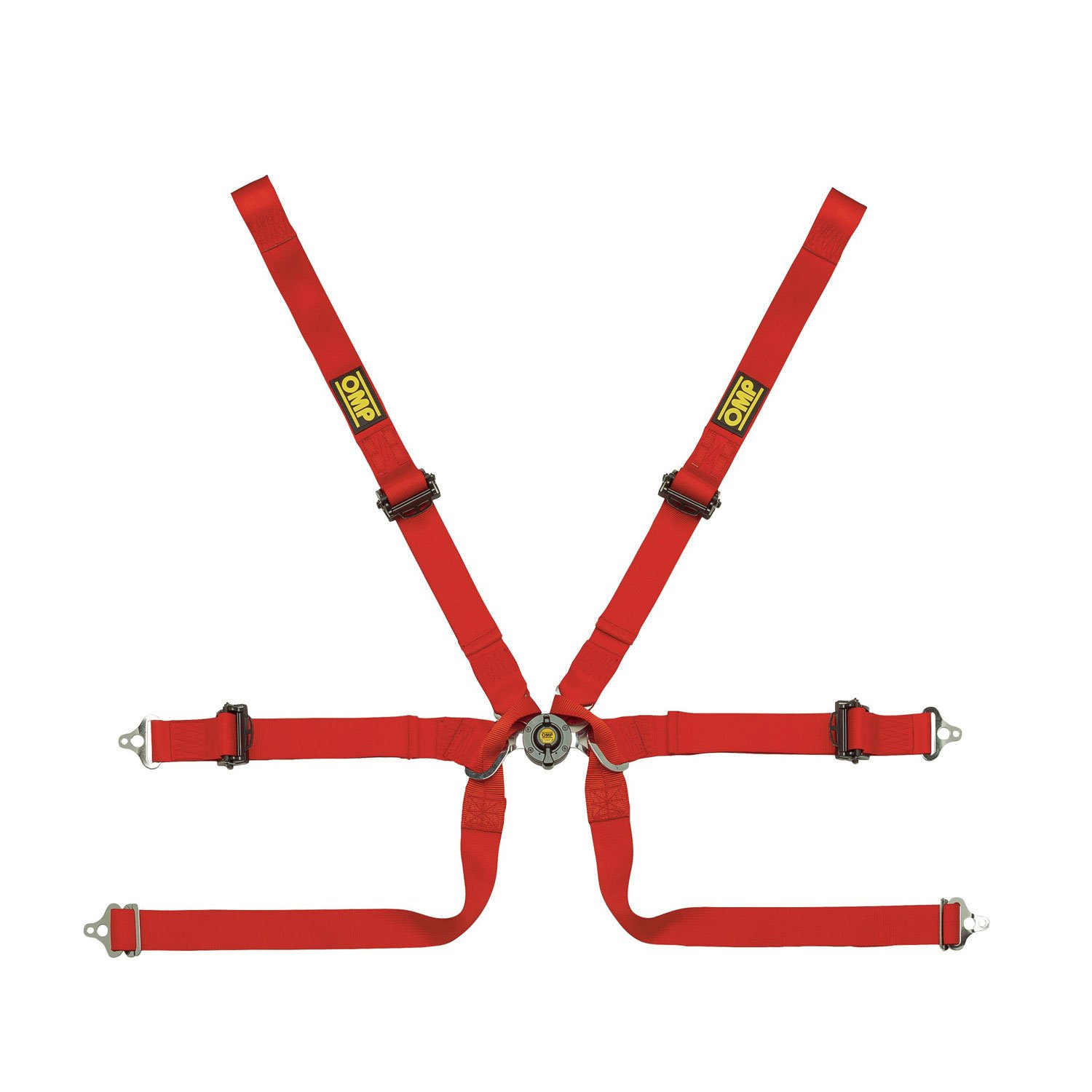 OMP Italy Formula Pull Up 6 - point Safety Belts Red | CAR \ HARNESSES ...