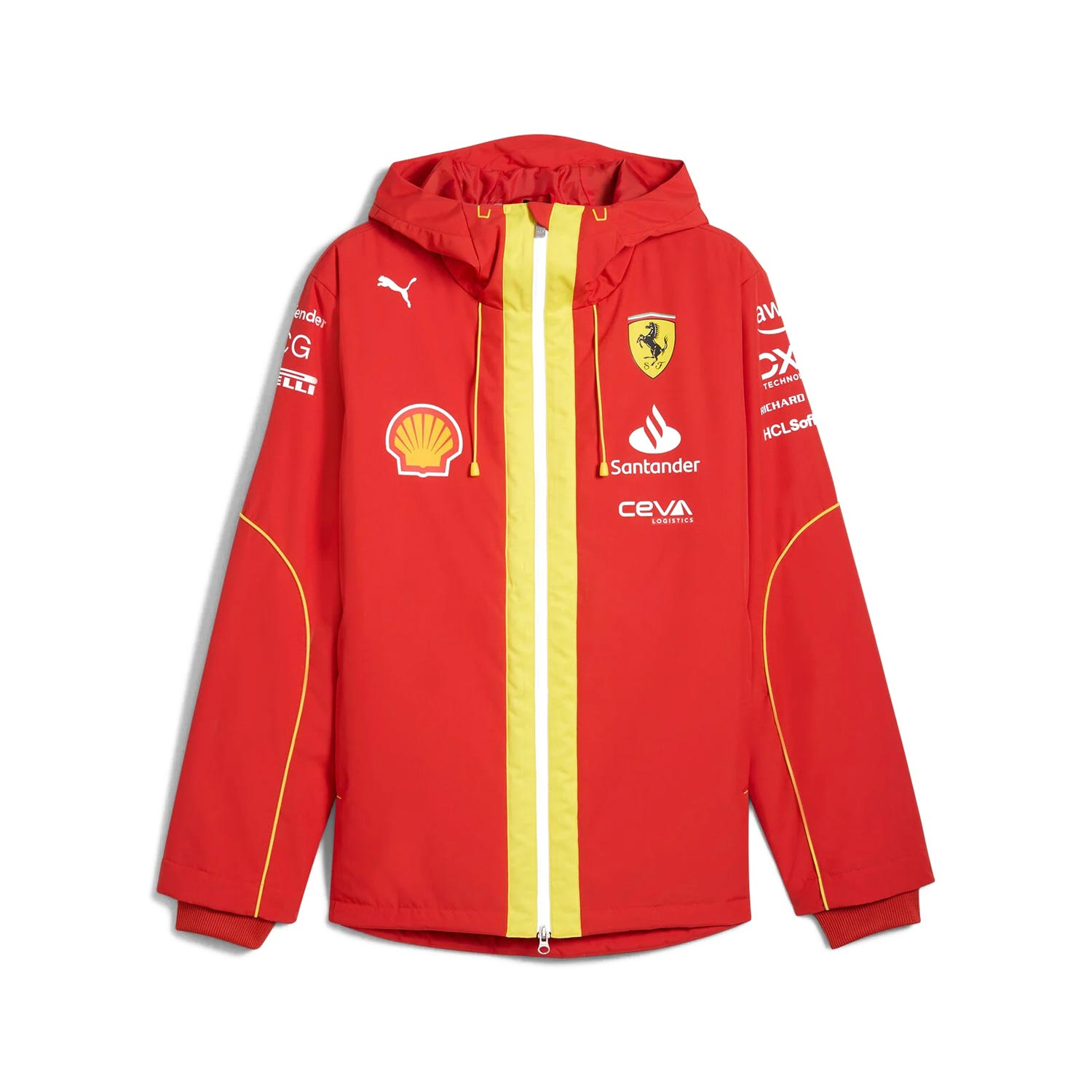 Buy 2024 Scuderia Ferrari F1 Men's Team Pro Rain Jacket Online - Top ...
