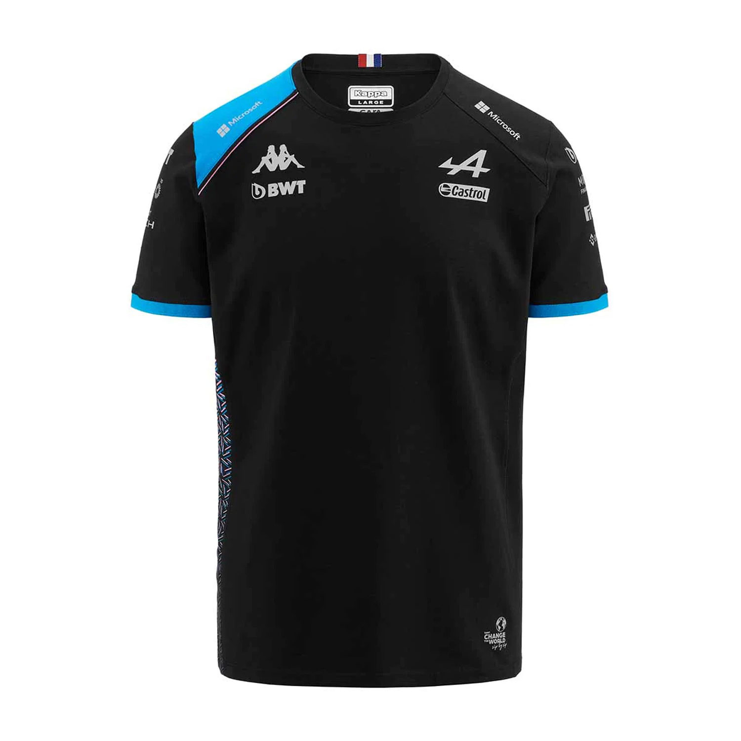 Team T-shirt Fan Team black Alpine Racing F1 Black | Clothing \ T ...