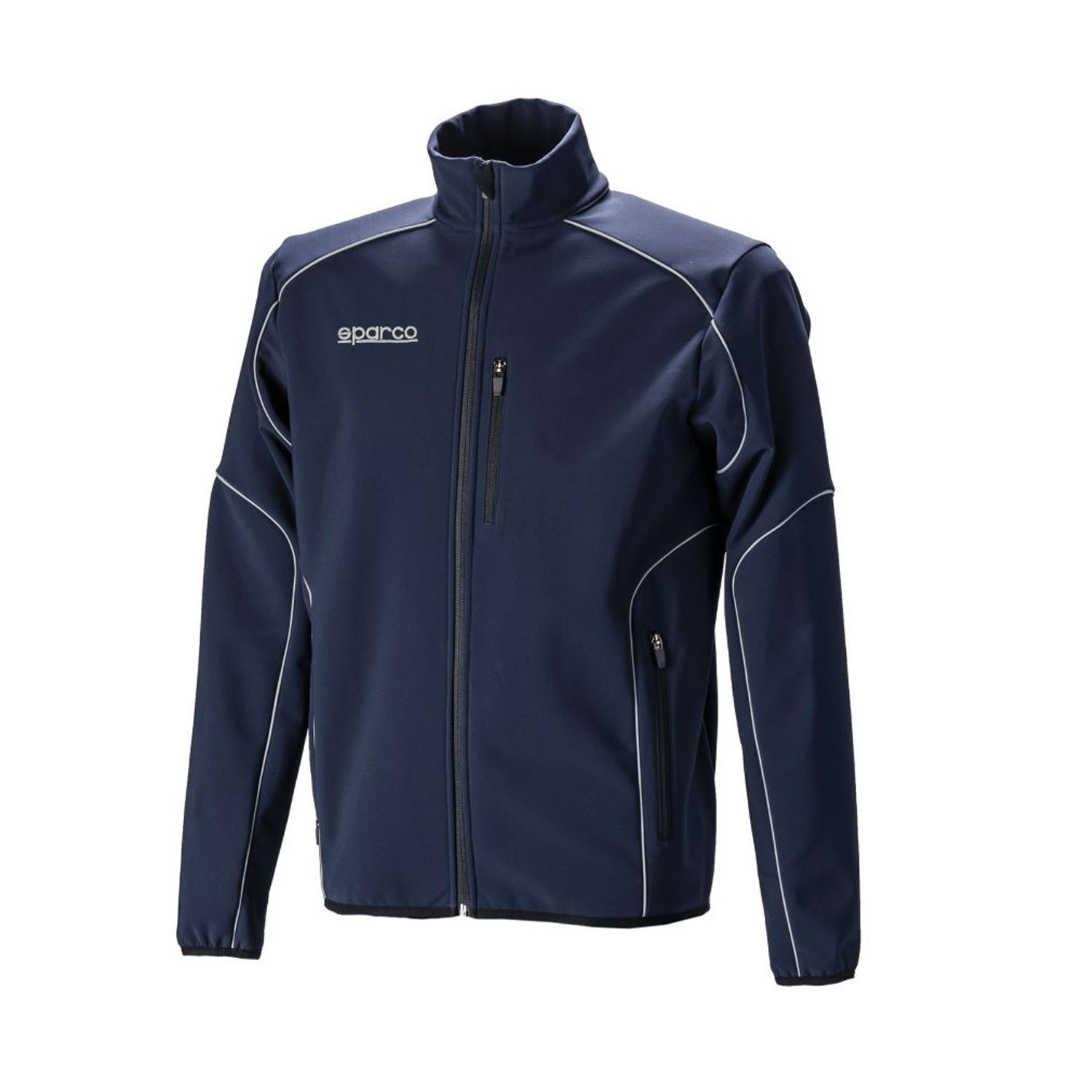 Sparco Italy Mens Softshell Jacket - Navy | Clothing \ Wind Jackets ...