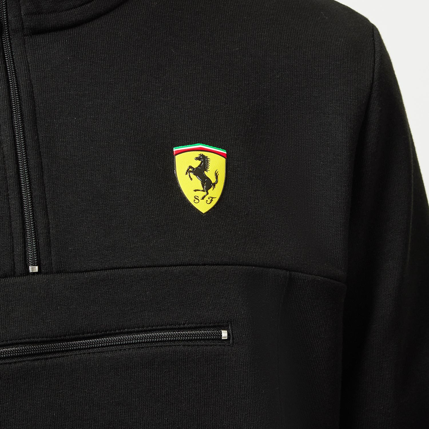 Scuderia Ferrari F1 Men's Puma 1/4 Zip Sweater Red/Black