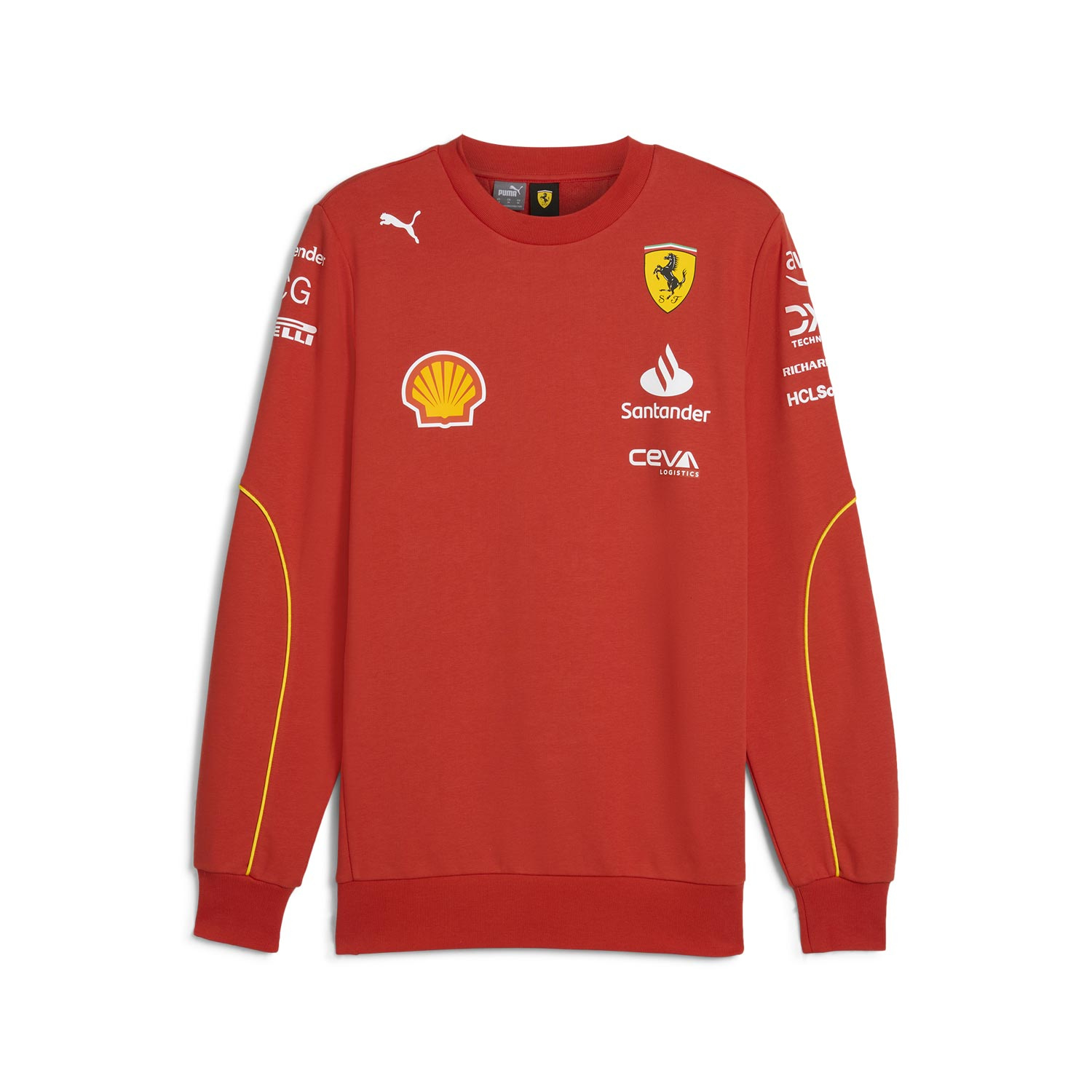 2024 Scuderia Ferrari F1 Men's Team Crew Neck Sweatshirt | Clothing ...