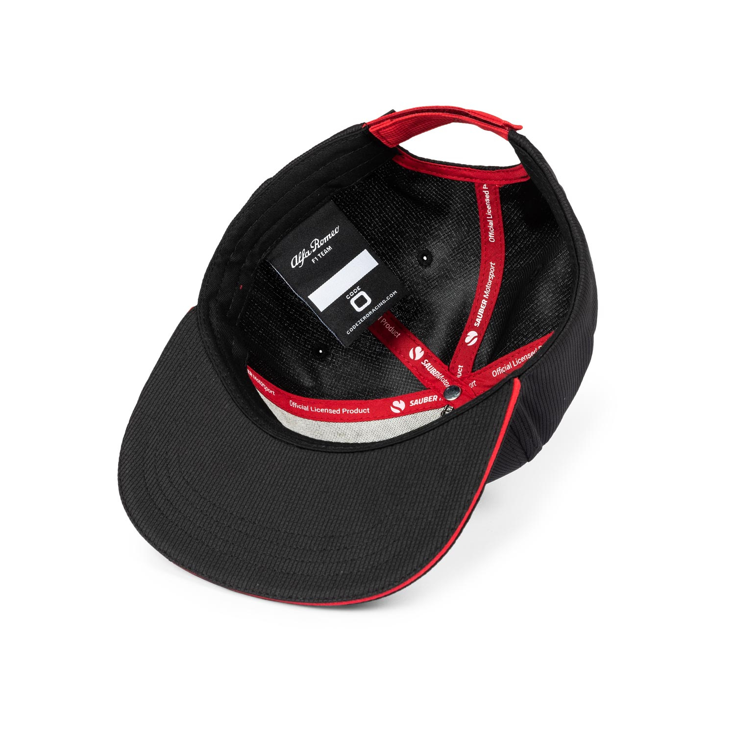 Alfa Romeo Italy F1 Mens Team Flat Brim Cap | Clothing \ Caps Shop by ...