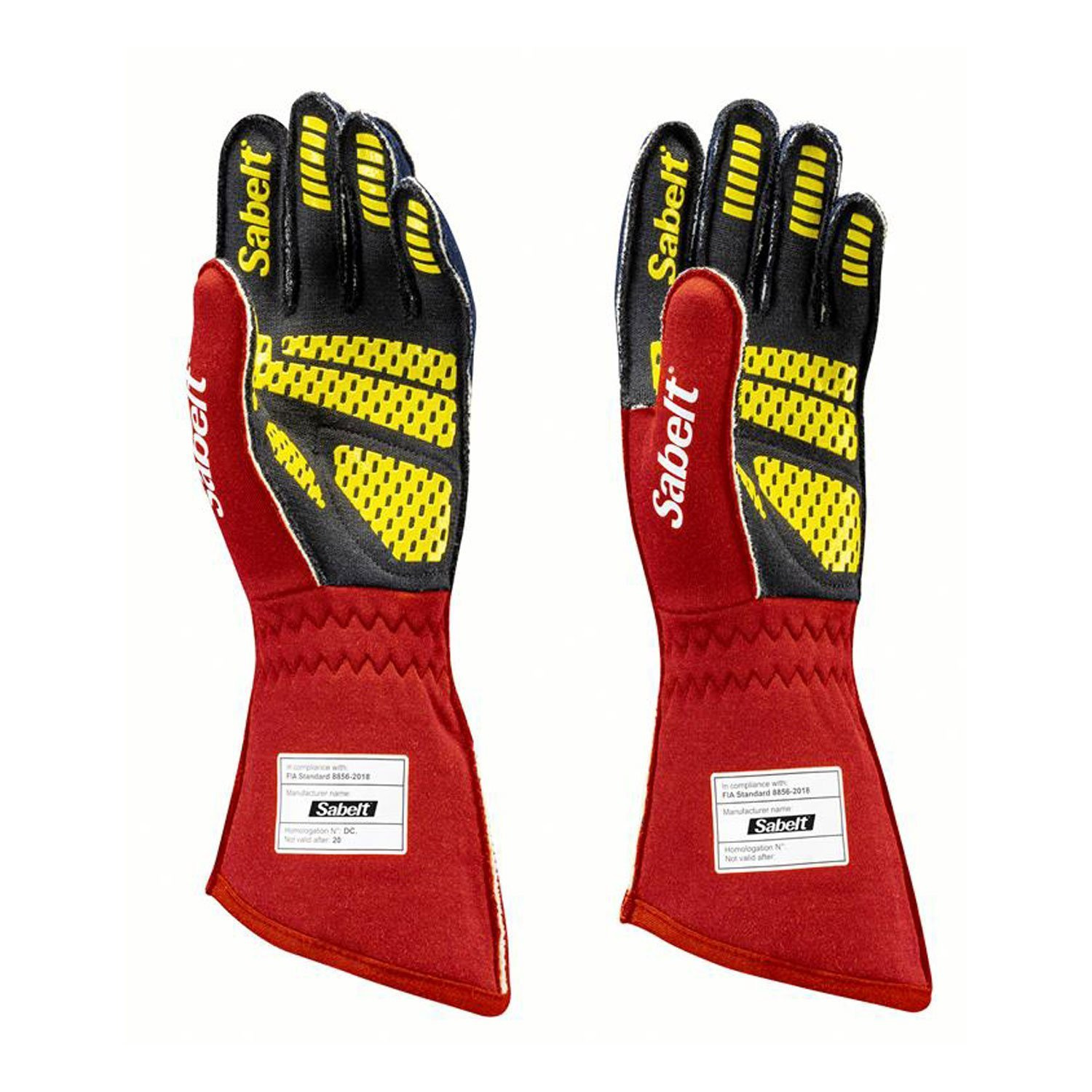 Sabelt Hero Superlight TG-10 Racing Gloves red (with homologation FIA ...