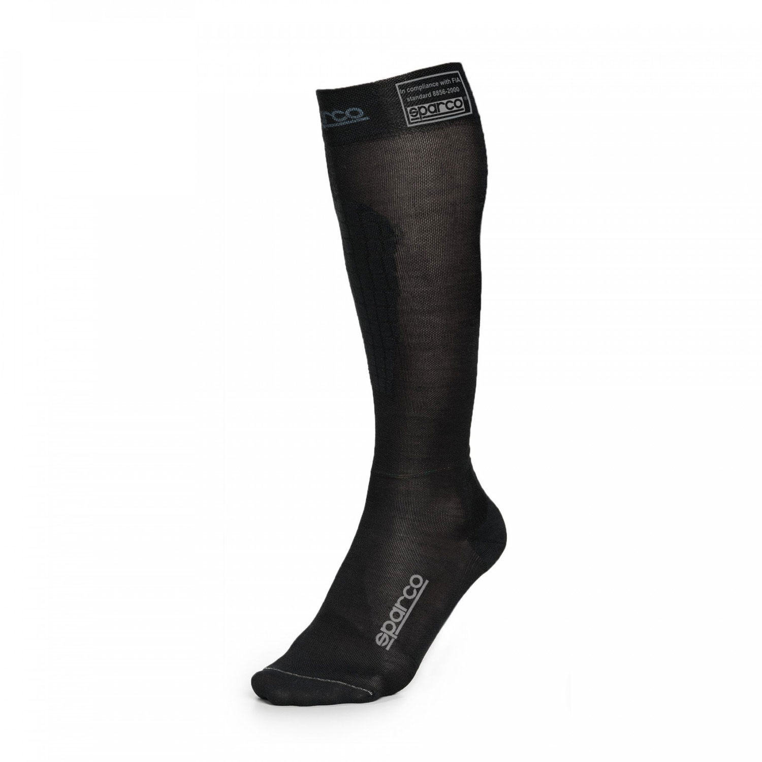 Sparco Italy COMPRESSION long socks Black (homologation FIA) Black ...
