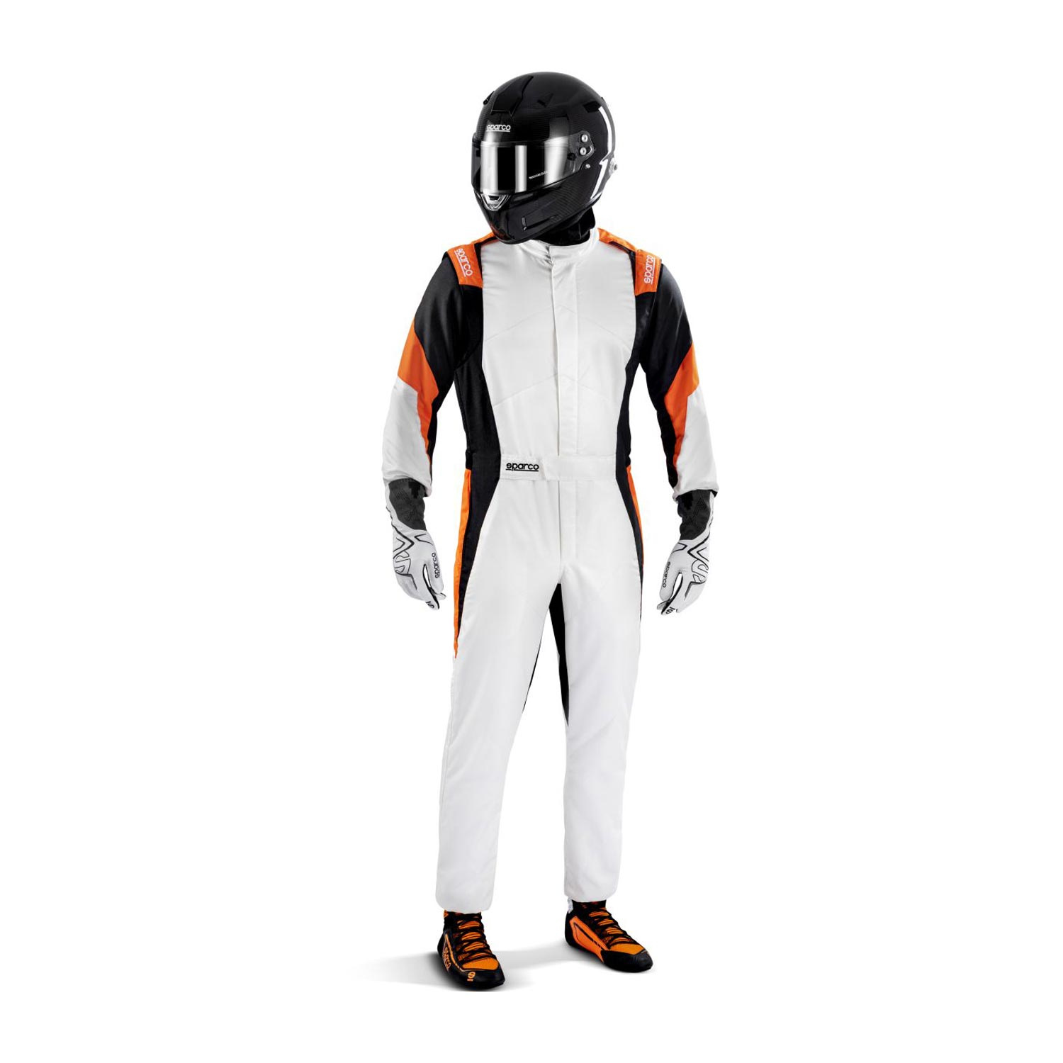 Sparco Italy Competition MY22 Racing Suit white-orange (FIA) White ...
