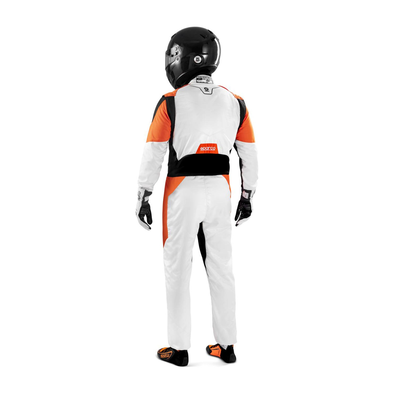 Sparco Italy Competition MY22 Racing Suit white-orange (FIA) White ...