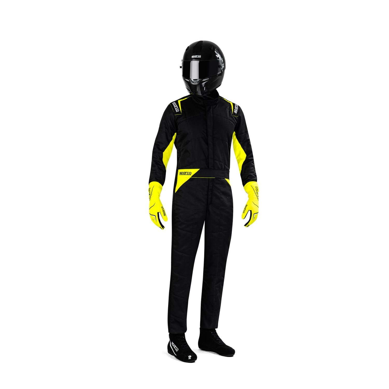 Sparco Italy SPRINT MY22 Race Suit Black/Yellow (FIA) Yellow || Black ...