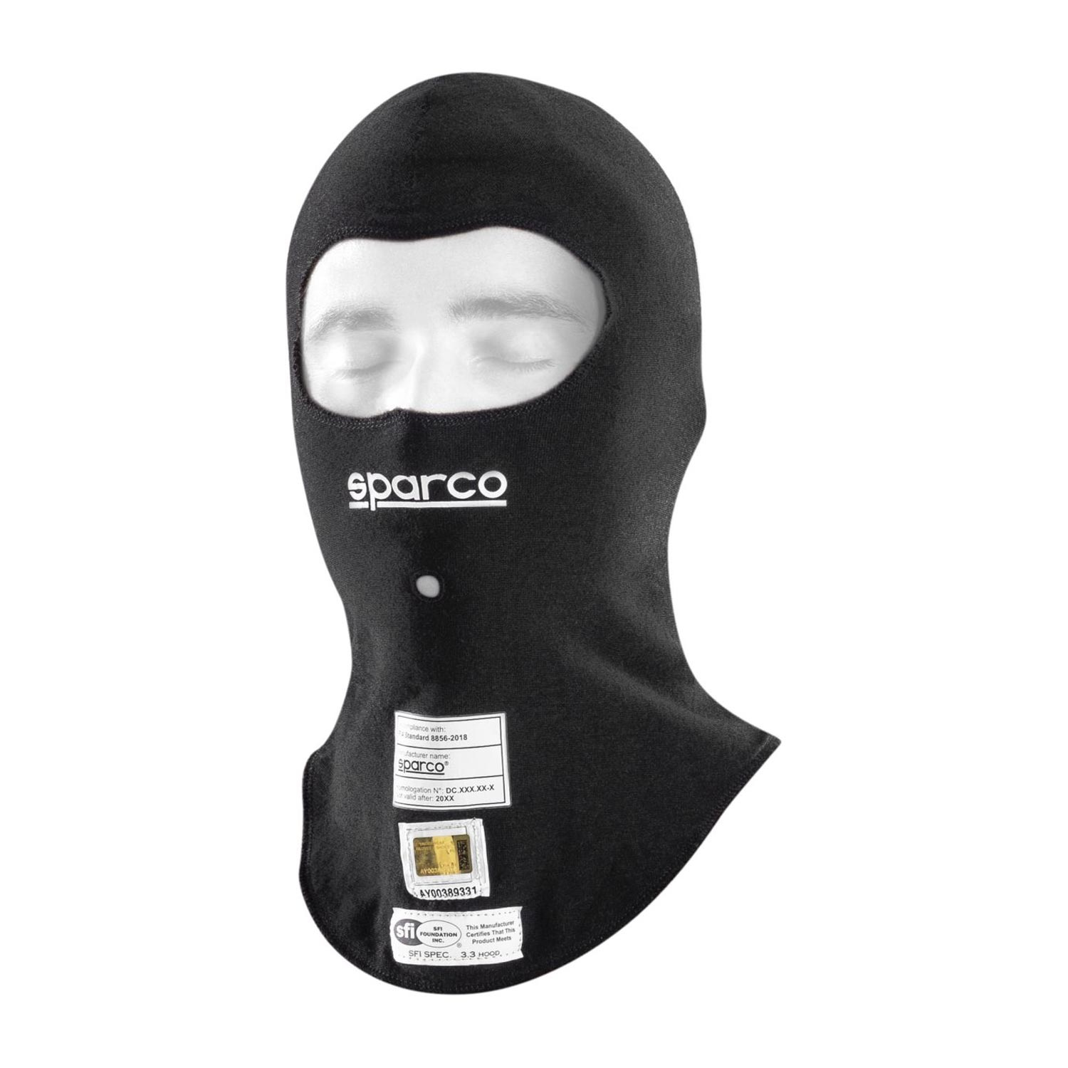 Sparco Italy Sparco RW-11 EVO balaclava black (FIA) Black | Racewear ...