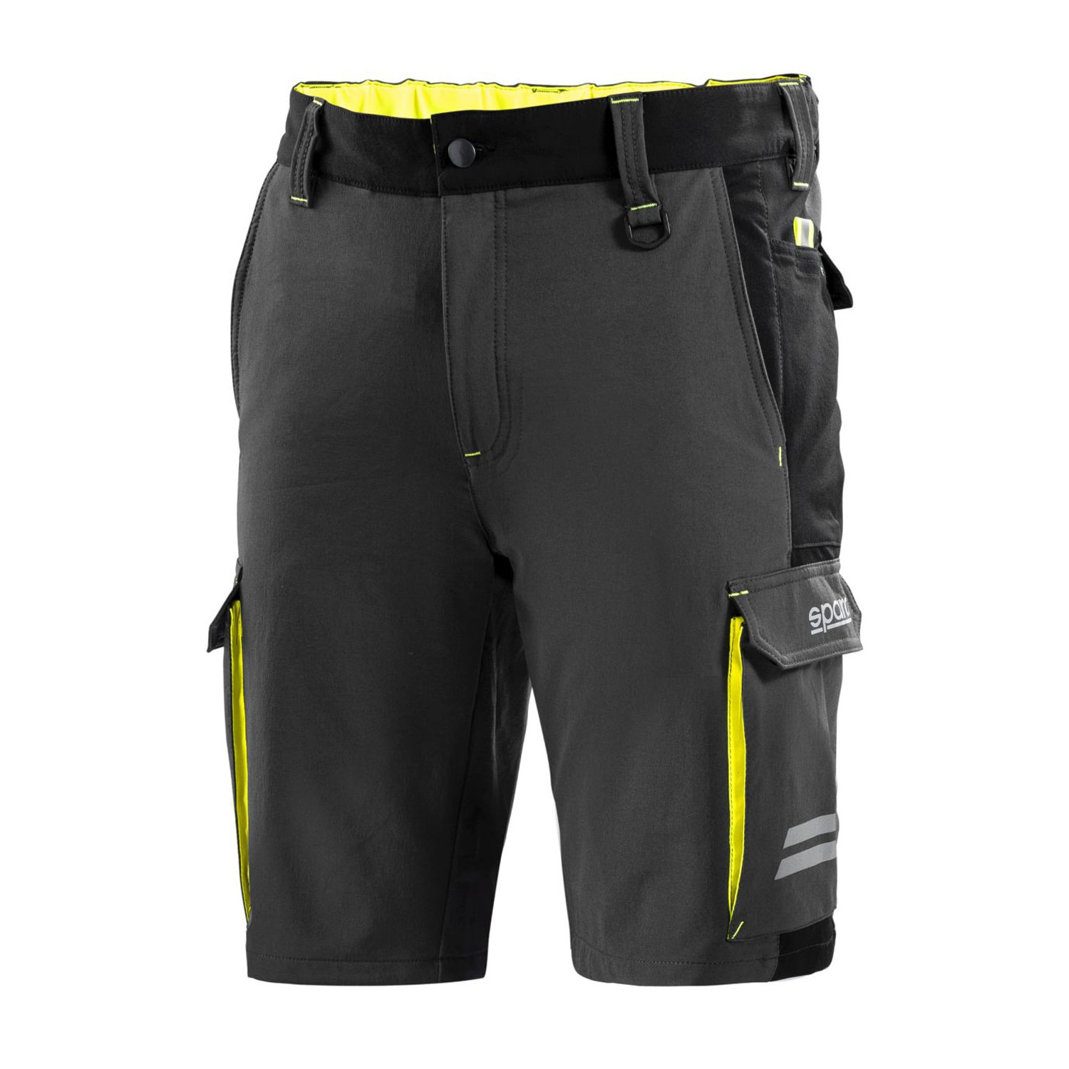 Sparco Italy TECH mechanic shorts grey Yellow || Grey | Clothing ...