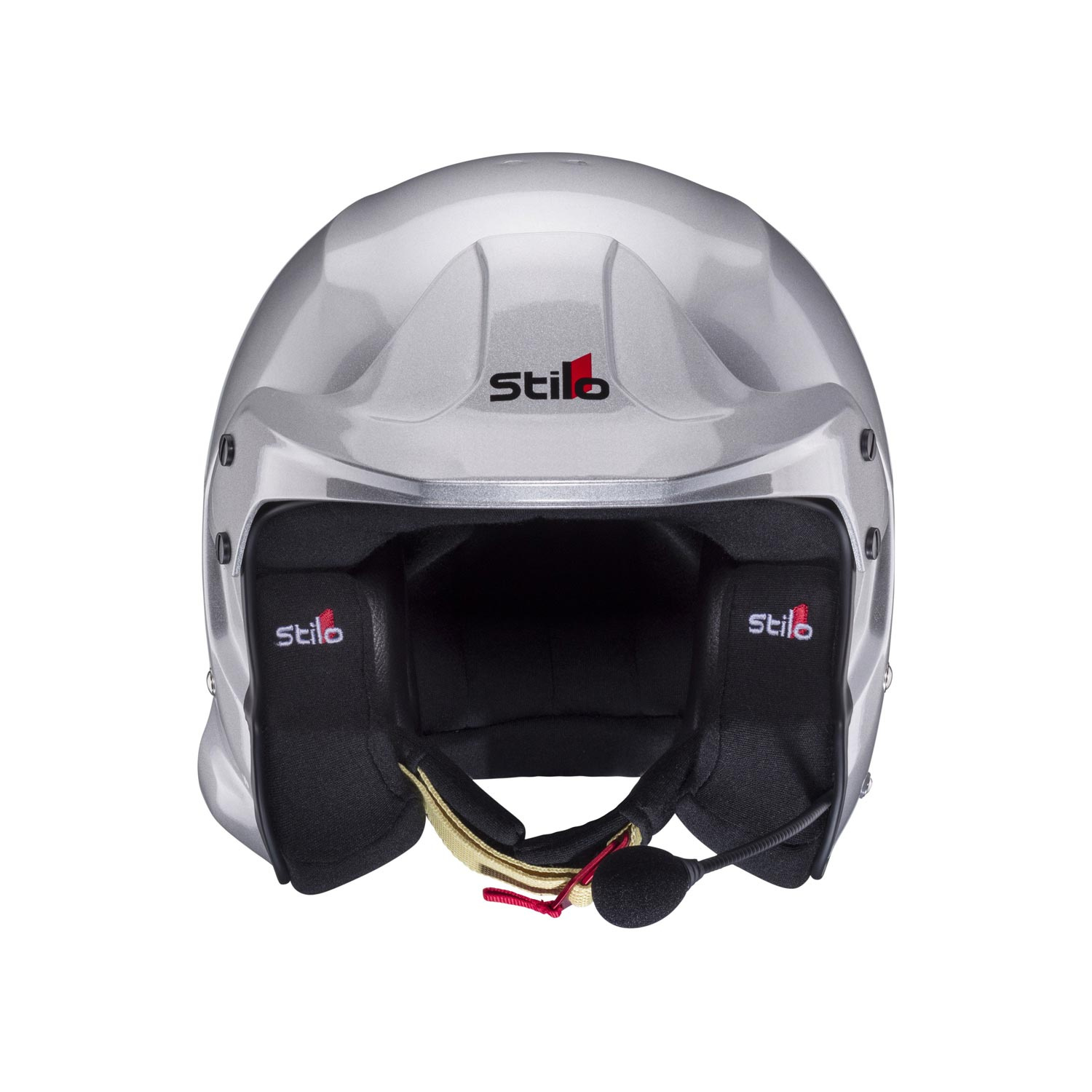 Stilo Helmet Venti TROPHY PLUS Open Face Silver Fia and Snell Approved ...