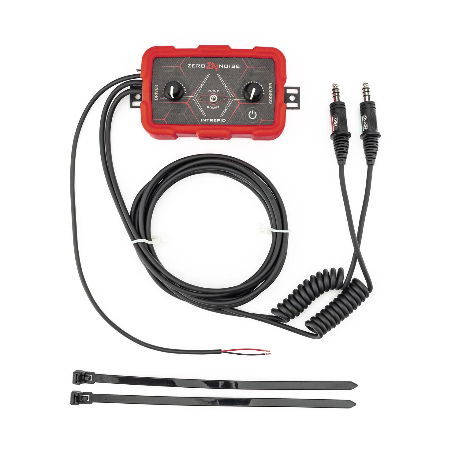 ZeroNoise Rally Intercom amplifier INTREPID with Nexus plugs | Car ...